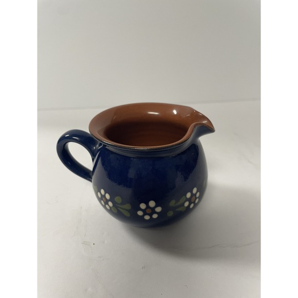 Art | Beautiful Handarbeit Pottery Creamer Flower Design | Poshmark